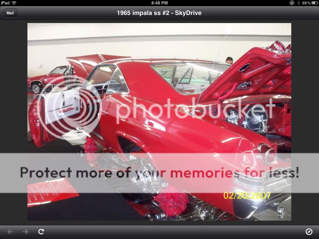 1965 SS IMPALA--FULLY CHROME UNDIES--PAINTED BELLY--ENGRAVING ...