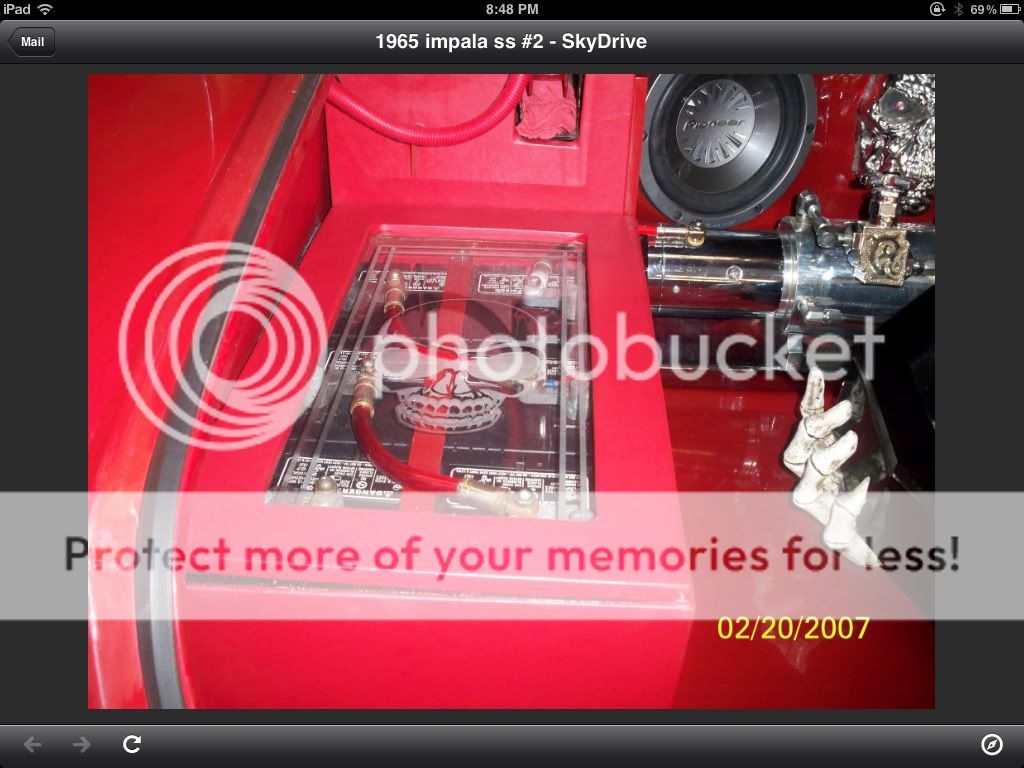 1965 SS IMPALA--FULLY CHROME UNDIES--PAINTED BELLY--ENGRAVING ...