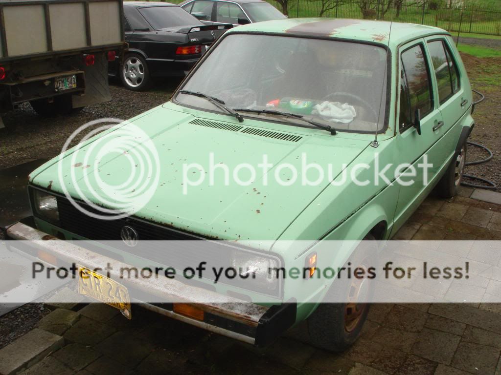 1980 Mountain Green Rabbit C Diesel 4 door with 83,000 Original miles ...
