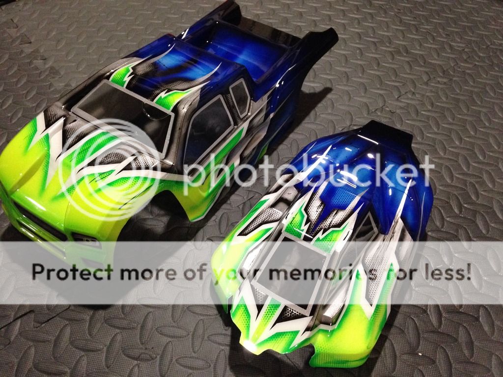 Custom Painted Proline body TLR 8ight Truggy and Buggy New!!!! - R/C ...