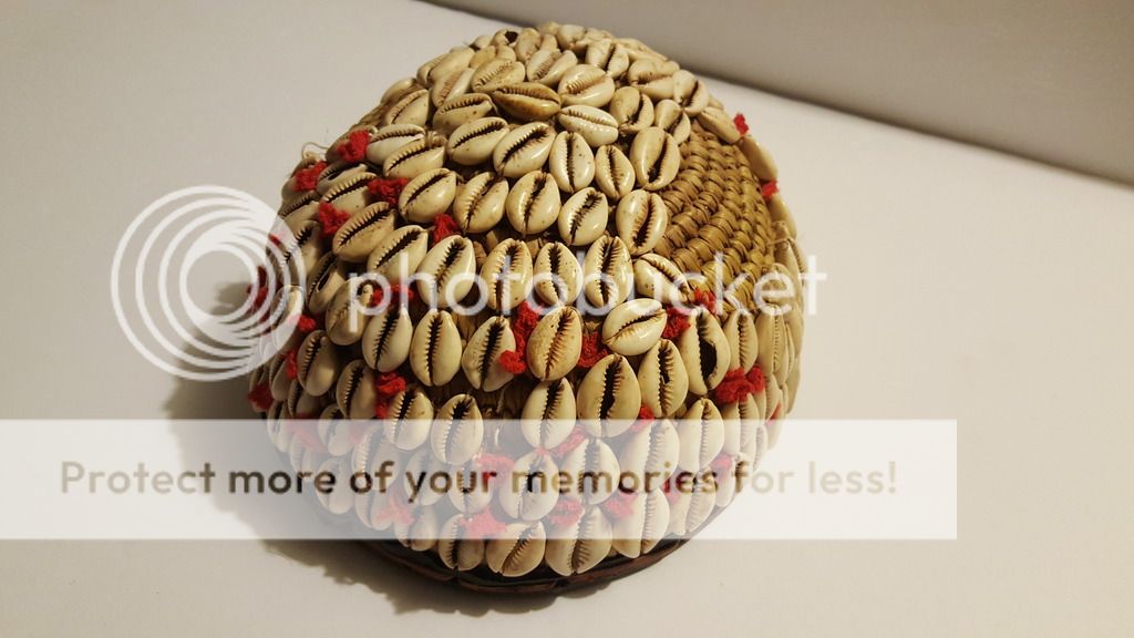 Cowrie Shell, Woven ? Hat? | Antiques Board