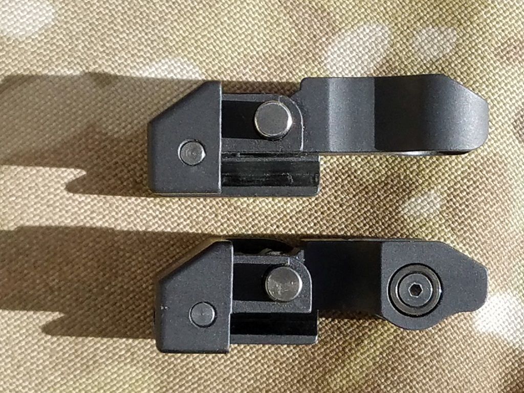 ***SOLD FTF***: LIKE NEW FRONT & REAR "LWRC"-marked Troy BUISs ...