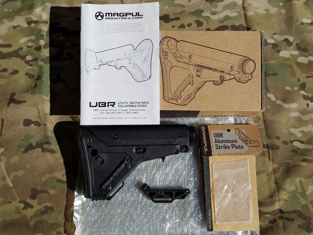 SOLD, SHIPPED, RECEIVED**** LNIB Gen 1 BLACK UBR with Magpul Aluminum ...