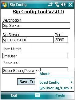 [DEAD AND BURRIED] WM6 SIP Config Tool - [V2.0.1 Out Now] | XDA Forums