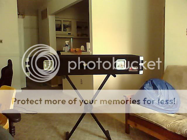 Battle style oddyssey coffin case turntable case w/ pro stand | VW ...